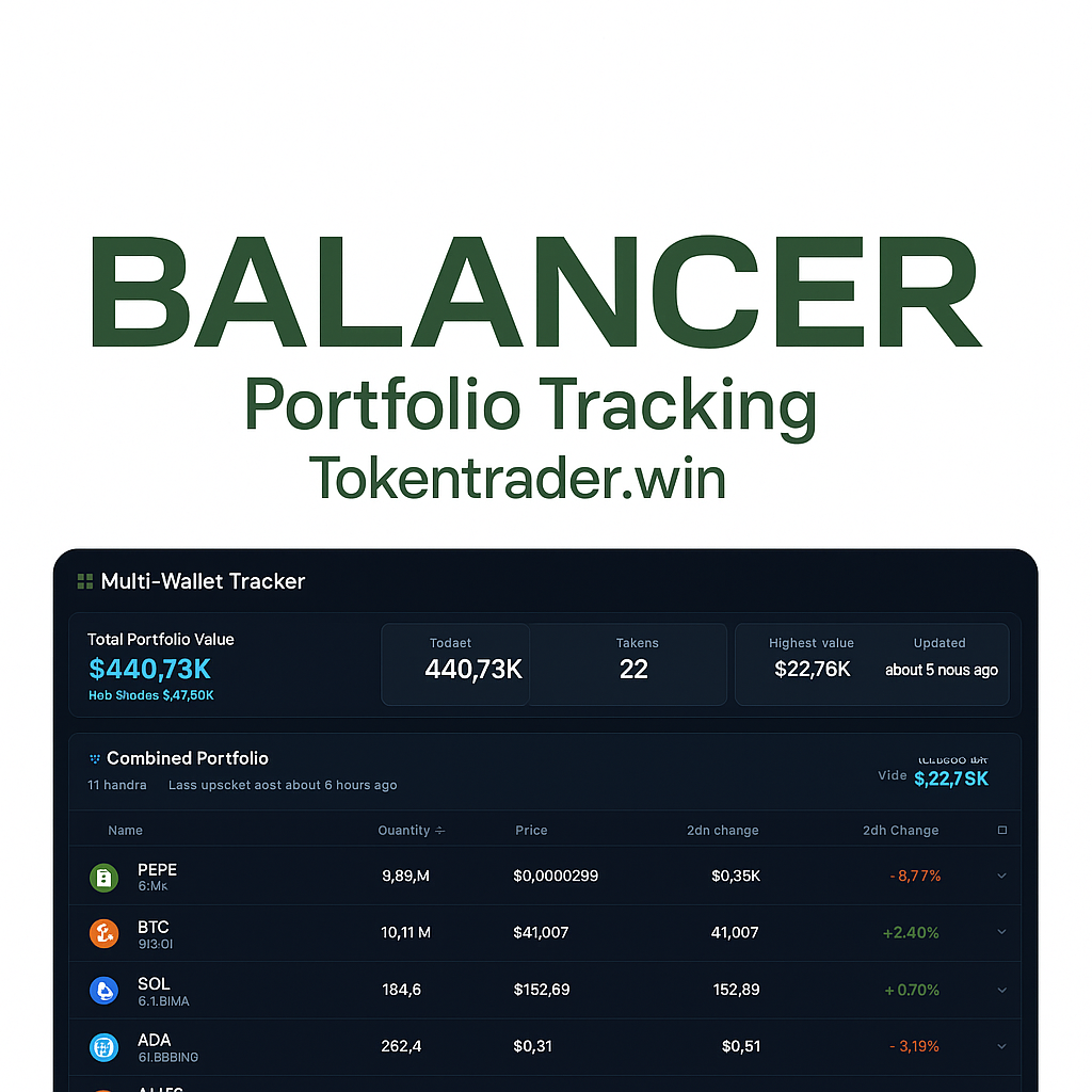 TokenTrader.win | PulseChain Multi-Wallet Portfolio Tracker